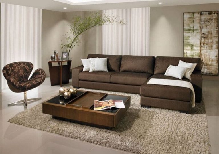 Quelle déco avec un canapé couleur chocolat ? — The Little World